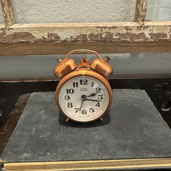 Wall Decor | Vintage Copper Alarm Clock By | Poshmark
